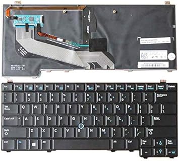 Keyboard Dell Latitude e5440 E5450 0Y4H14 Backlit pointer ORG ...