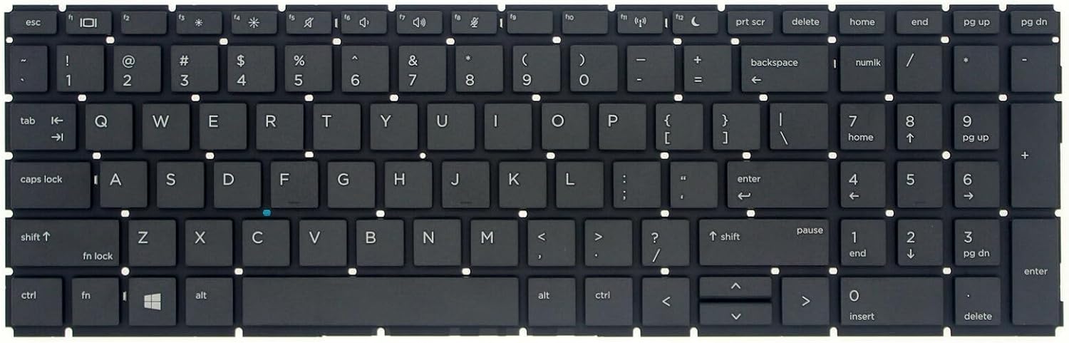 HP ProBook 450 G6 G7 455 G6 G7 Keyboard US Layout Black No Backlit ...